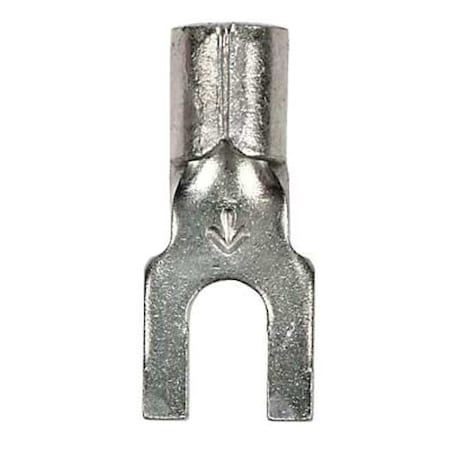 3M Fork Terminal, #10 Stud Size, 10 AWG, 600 V, Bare Insulated, Yellow ...