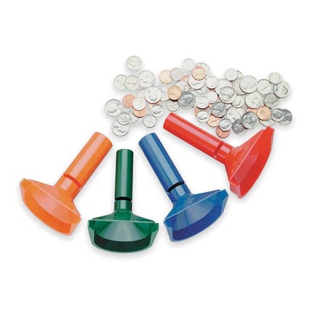 Mmf Industries Coin Counting Tubes, Plastic, PK4 224000400 | Zoro