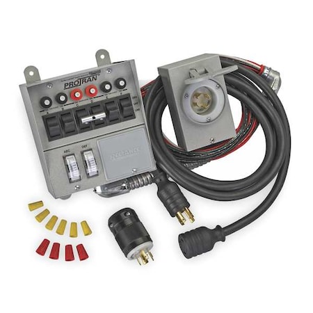 Reliance Controls Manual Transfer Switch, 30A, 125/250V 31406CRK | Zoro