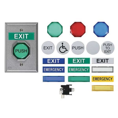 Safety Technology International Universal Push Button Kit UB-1 | Zoro