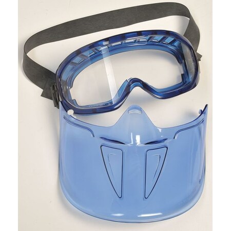 Kleenguard Goggles with Face Shield, V90, Anti-Fog Coating, Clear ...