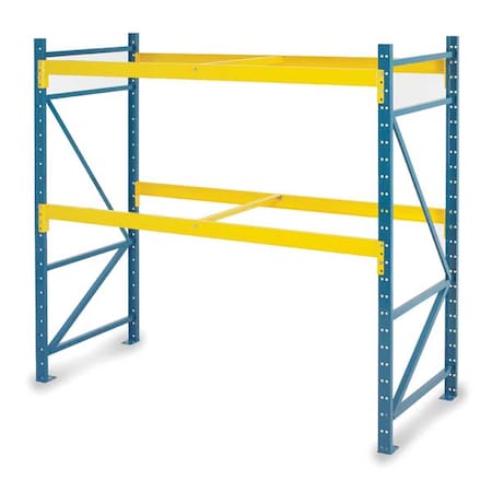 Steel King Upright Frame Pallet Rack 42"D x 96"H, Blue BCF4L042096F03PB ...