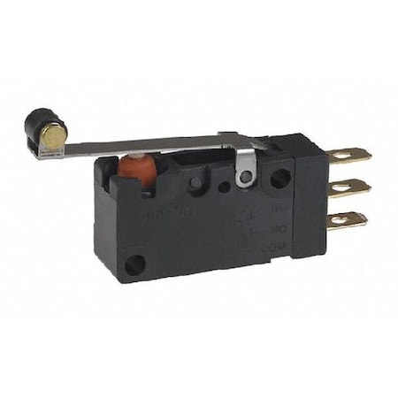 Omron Miniature Sealed Snap Action Switch, Hinge Roller, Lever Actuator, SPDT, 3A @ 240V AC ...