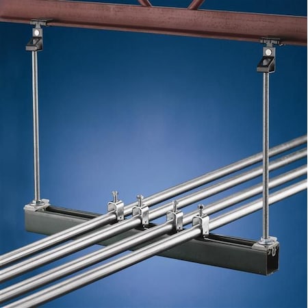 Nvent Caddy Conduit Clamp, 3/8 In EMT, Silver SCH6B | Zoro