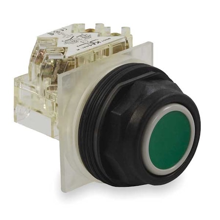 Schneider Electric Push Button Operator, Flush, Momentary Action, Not Applicable Release, Non ...