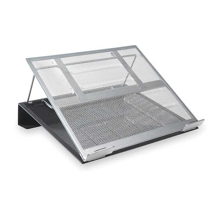 Rolodex Mesh Laptop Stand, Metal, Black/Silver 82410 | Zoro