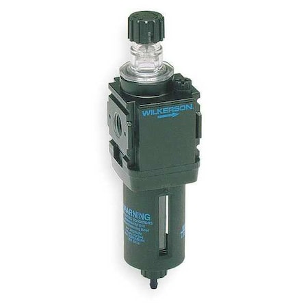 Wilkerson Air Line Lubricator, 1/4In, 57.5cfm, 150psi L08-02-KK00 | Zoro