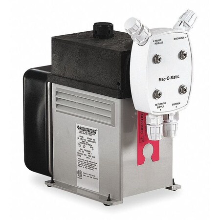 Mec-O-Matic Diaphragm Metering Pump, 8 GPD, 100 PSI SR105-CTG | Zoro