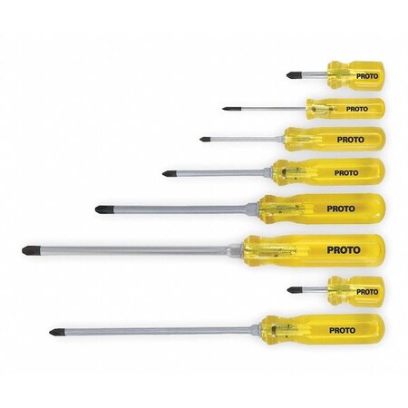 Proto Phillips Screwdriver Set, 8 PC J9600CC | Zoro