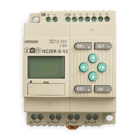 Omron Programmable Relay, 12-24VDC ZEN-10C3DR-D-V2 | Zoro