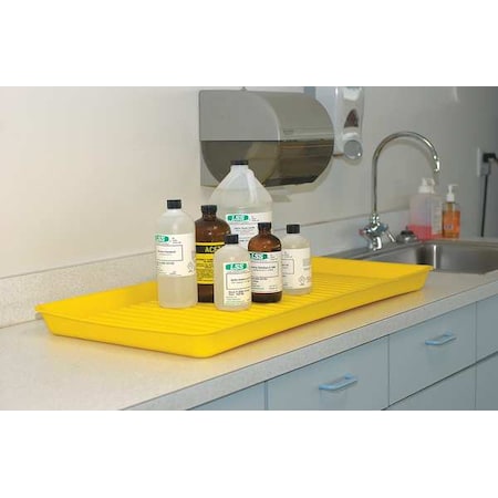 Eagle Mfg Containment Utility Tray, 5 gal Spill Capacity, Polyethylene ...