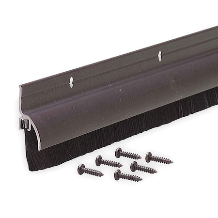 Zoro Select Door Sweep, Brush, 3 ft. 2RRH9 | Zoro