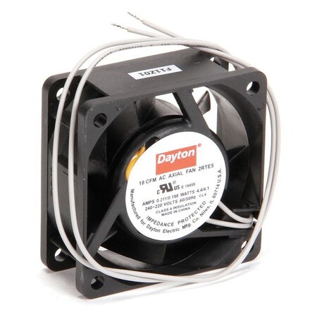 Dayton Axial Fan, Square, 230V AC, 1 Phase, 18 cfm, 2 3/8 in W. 2RTE5 ...