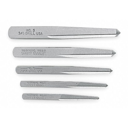 Blackhawk By Proto Screw Extractor Set, 1/4-5/8 In, 5Pc DT-55 | Zoro