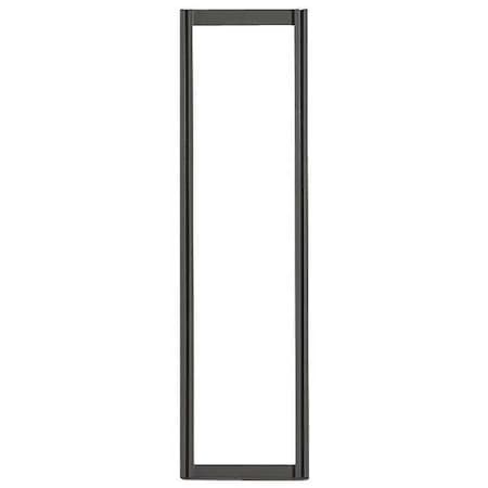 Quantum Storage Systems Tip Out Bin, Wall Frame, W24 In, H48 In, Blk ...