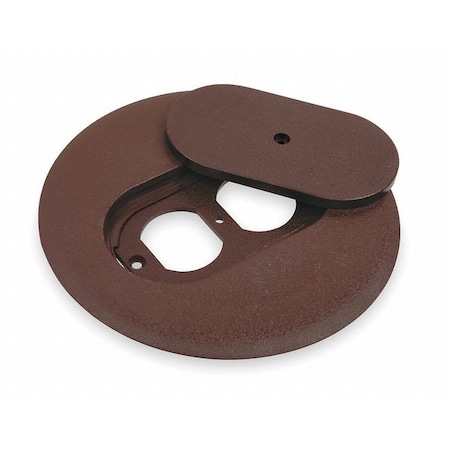 Steel City Box Cover, Floor Box Type, 1 Gang, Polycarbonate P 68 DRC ...