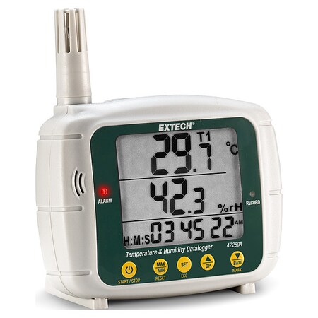 Extech Temperature and Humidity Datalogger 42280A | Zoro