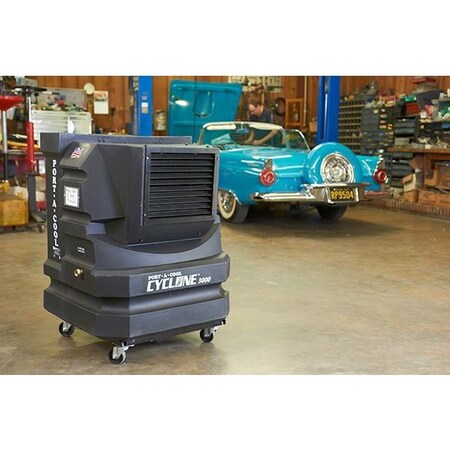 Portacool Portable Evaporative Cooler 2400/3000 cfm, 700 sq. ft., 16.0 ...