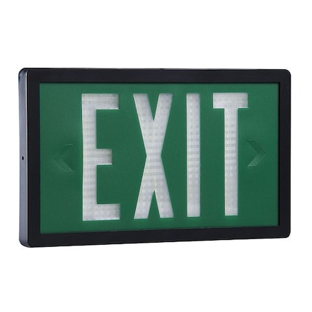 Isolite Self-Luminous Exit Sign, 2 Face(s), Tritium, Universal Mount ...