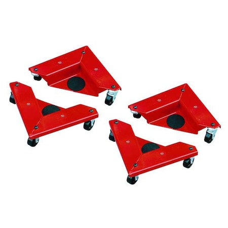 Zoro Select Cabinet Dolly, 1320 lb., PK4 2TUT2 | Zoro
