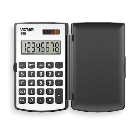 Victor Technology Handheld Calculator, Financial, 8 Digit 908 | Zoro