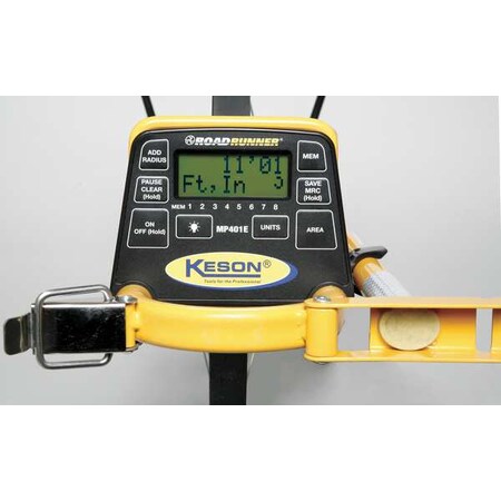 Keson Electronic Measuring Wheel, 4 Ft, 99,999Ft MP401E | Zoro