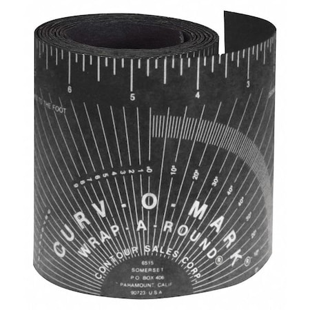 Jackson Safety 6 ft Wrap-a-Round/Diameter Tape Measure, 3 7/8 in Blade ...