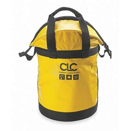 Clc Work Gear Bucket Organizer, Yellow, Interwoven Tarpaulin, 20 ...