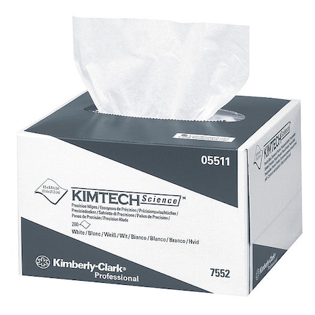 Kimberly-Clark Professional Precision Wipes (05511), White, 60 Pop-Up ...