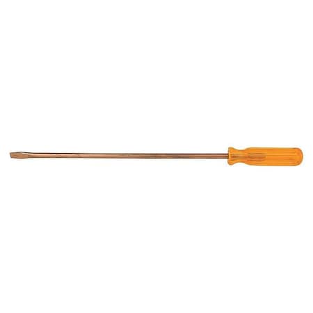 Ampco Safety Tools Non-Sparking Slotted Screwdriver 3/16 in Round S-53 ...