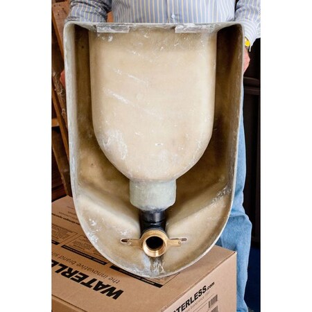 Waterless No-Flush Urinal Waterless Urinal, ADA Compliant, Wall Mount ...