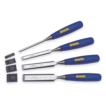 IRWIN MARPLES Wood Chisel Set,4 PC,1/4 To 1 In Tip (M444S4) | Zoro