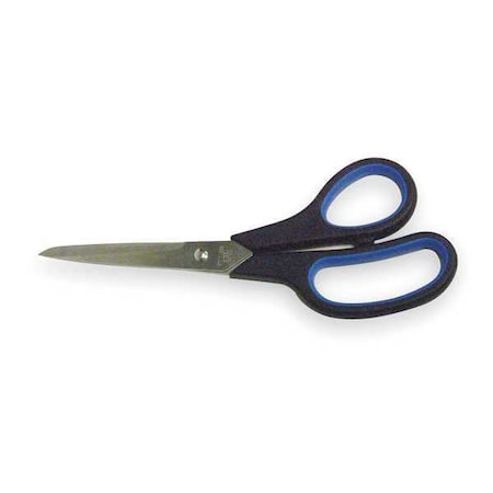 Zoro Select Scissors, 8 In, Blk Soft Grip Handle 2WFX2 | Zoro