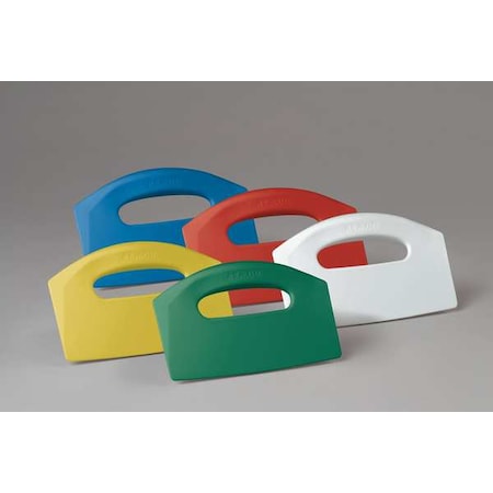Remco Bench Scraper, Poly, Blue, 8 1/2 x 5 In 69603 | Zoro