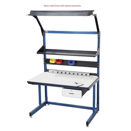 Pro-Line Overhead Light/Frame, 72Wx24Dx24 H, Black BOLF72 | Zoro