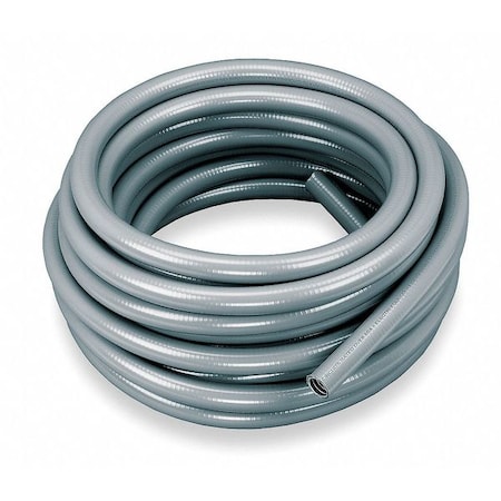 Electri-Flex Liquid-Tight Conduit, 1/2 In x 50 ft, Gray LT-11x50 GRY | Zoro