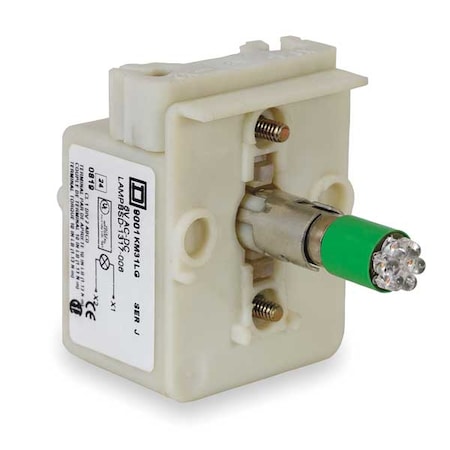 Schneider Electric Lamp Module, 30mm, 24-28VAC/VDC, Grn, LED 9001KM35LG ...