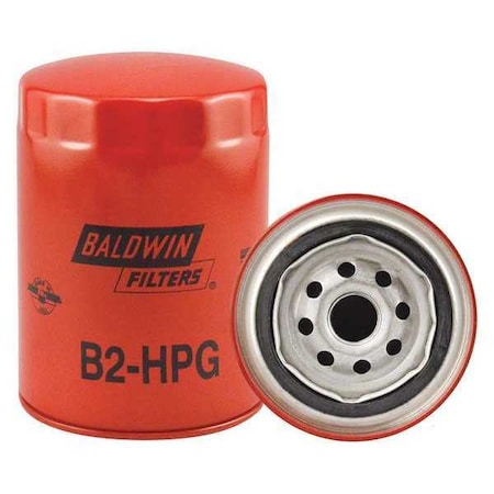 Baldwin Filters Oil Fltr, Spin-On, High Perform, Full-Flow B2-HPG | Zoro
