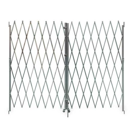 Zoro Select Dble Folding Gate, 8 to 10 ft.Opening 2XZG6 | Zoro