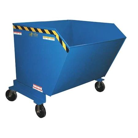 Zoro Select Portable Hopper, Steel, 1/2 cu. yd, 2000lb. P-HOP-0.5 | Zoro