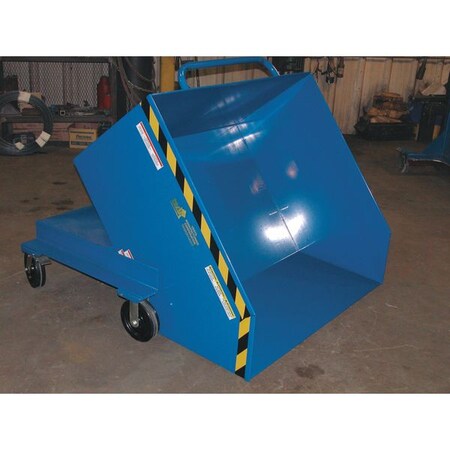 Zoro Select Portable Hopper, Steel, 1/2 cu. yd, 2000lb. P-HOP-0.5 | Zoro