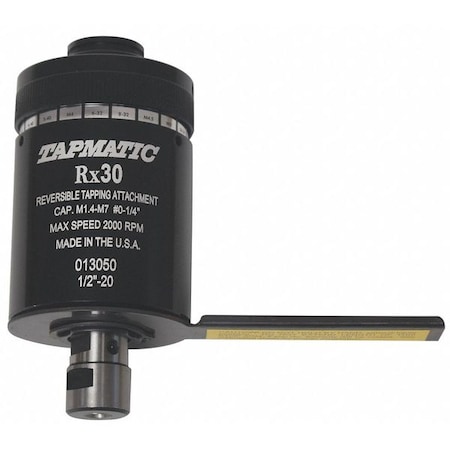 Tapmatic Tapping Head, 1/2-20, 2000 RPM, #0-1/4 Cap (13050) | Zoro
