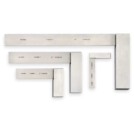 Starrett Precision Steel Square Set, 4 Pc S3020Z | Zoro