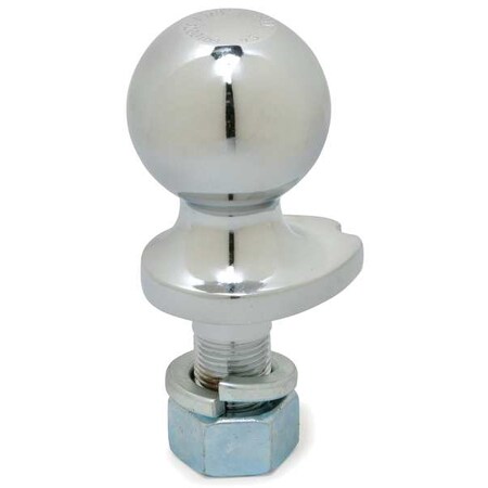Master Lock Trailer Hitch Ball, 1 7/8 In, 2000 Lb GVWR 3451DAT | Zoro