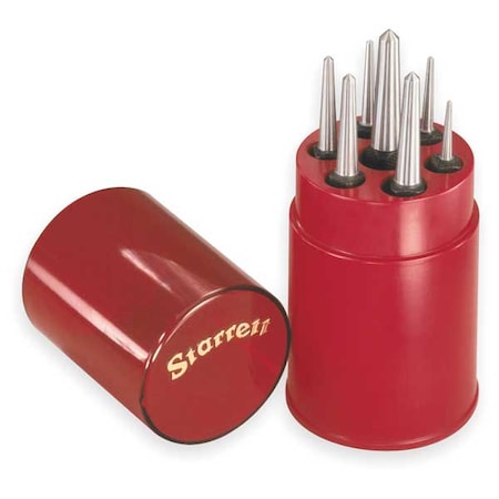 Starrett Center Punch Set, 7 Pc S264WB | Zoro