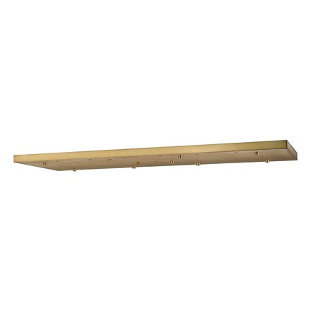 Z-Lite Multi Point Canopy Ceiling Plate, 23-Light, 18 In.W x 54 In.L x ...