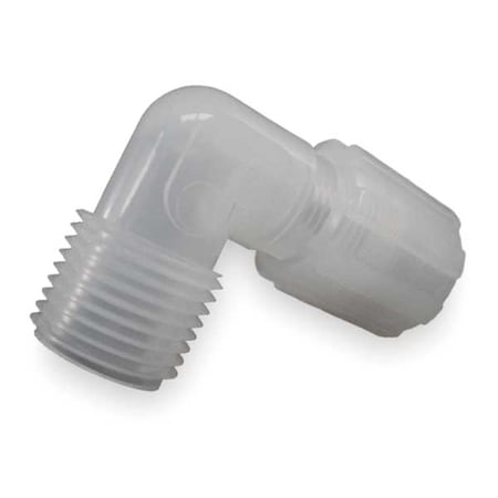 Pargrip Elbow, PFA, Comp. 3/4 in, MNPT 1/4 in GAME-1212 | Zoro