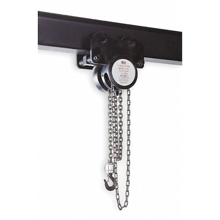 Chester Hoist Compact Chain Hoist, 2000 lb., Lift 10 ft. 1151-0100-10 ...