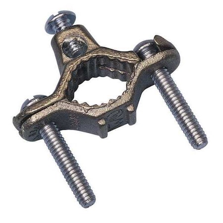 Nvent Erico Pipe Clamp, Grounding, 1/2-1 In, Bronze CWP1JU | Zoro