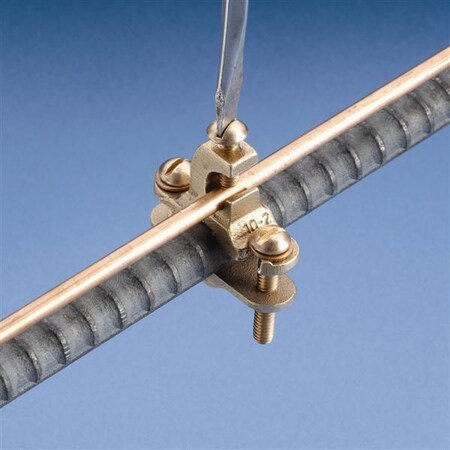 Nvent Erico Ground Clamp, Parallel Burial, Bronze EK16 | Zoro